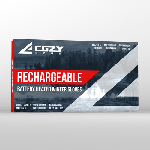 Designs | Heated Gloves Package Design | Product packaging contest
