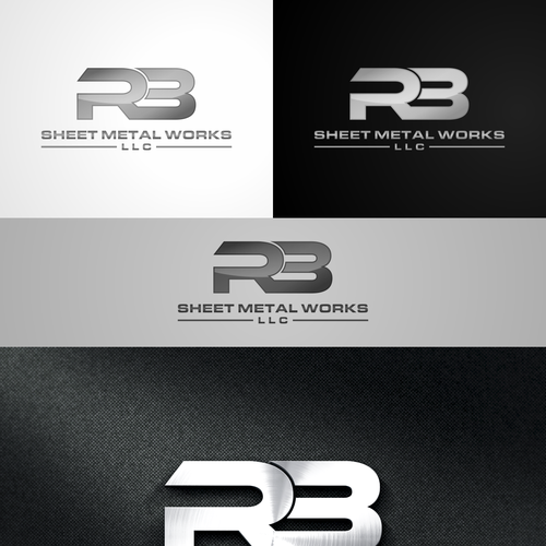 Create a sheet metal logo with company name. RB Sheet Metal Works, LLC ...