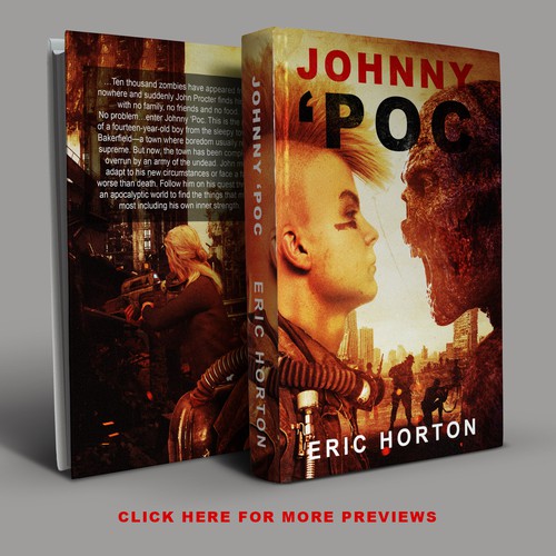 Designs | Zombie Apocalypse Book Cover | Book cover contest
