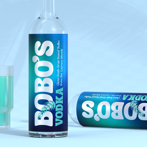 Designs | Product label for Cayman islands premium vodka | Product ...