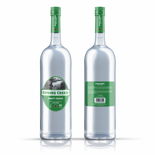 Designs | New Craft Vodka | Product label contest
