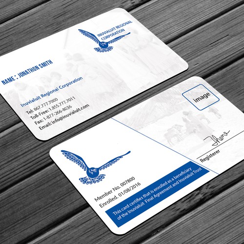 Designing Beneficiary Membership Cards | Business card contest
