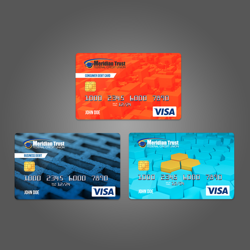 Looking for Debit Card Designs, Need 3 different versions | Other ...