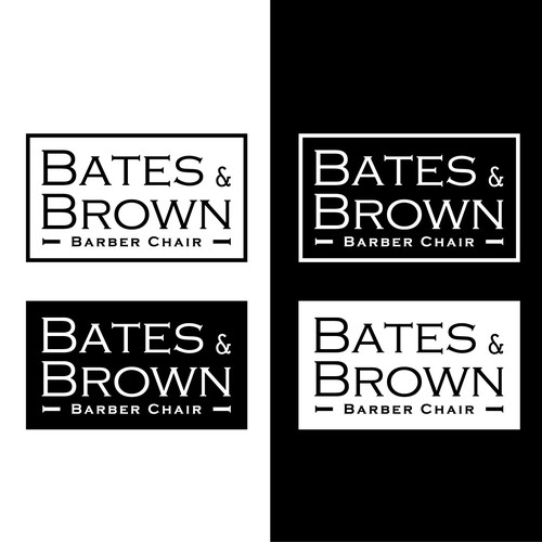 Create a sophisticated logo for Bates and Brown Barber Chair | Logo ...