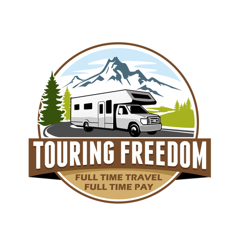 Touring Freedom's brand needs a redesign! | Logo & brand identity pack ...