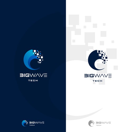 Designs | Tech startup in need of logo with wave theme | Logo ...