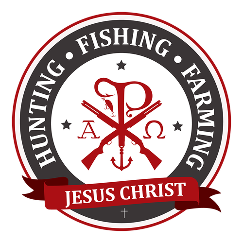 Hunting, fishing, and farming for Jesus Christ | Logo design contest