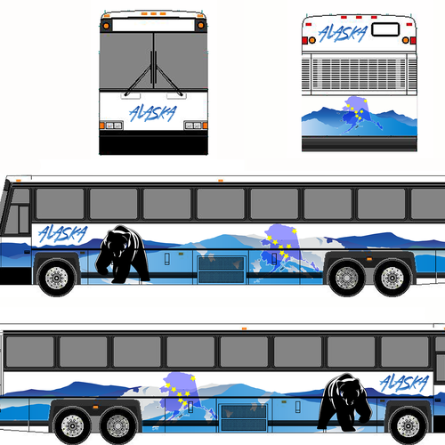 HAP Alaska motor coach design | Car, truck or van wrap contest