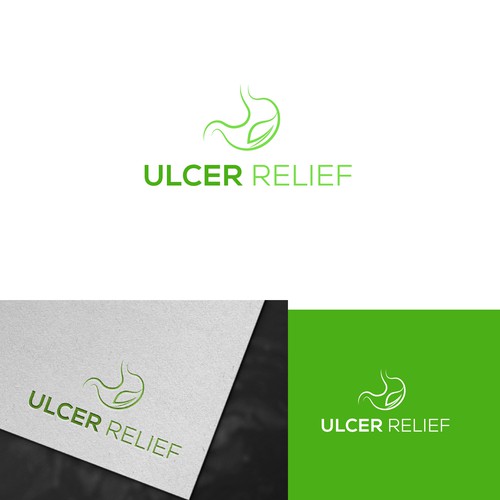Designs | We need a powerful logo for all-natural Ulcer Relief! | Logo ...