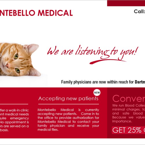 Designs | Eye Catching Advertising Insert for a Medical Clinic | Other ...