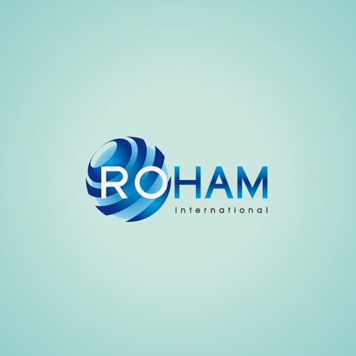Roham International - Edgy, Creative Logo for Marketing Firm | Logo ...