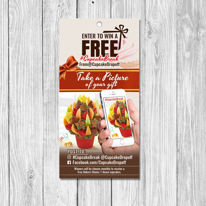 Social Media Post Hang Tag | Postcard, flyer or print contest