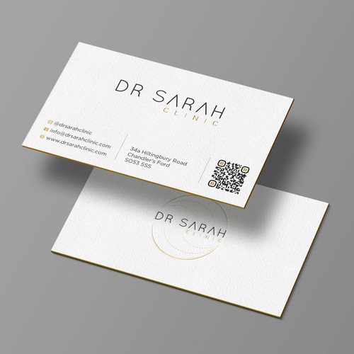 Designs | Business card for luxury skin & aesthetics clinic | Business ...