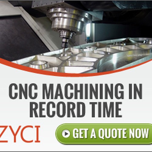 Banner Ad Design for CNC Machining Company | Banner ad contest