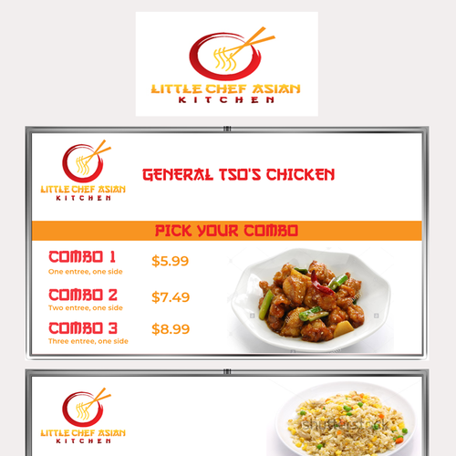 Asian Menu Design Ideas