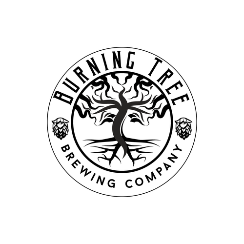 Design a visual identity for "Burning Tree Brewing Company." | Logo ...