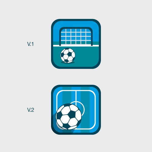 Soccer coaching App icon design | Icon or button contest