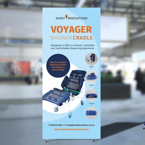 Designs | Voyager introduction banner | Signage contest