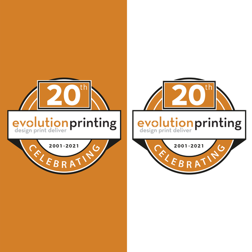 Designs | Sleek, creative logo for our company's 20 year anniversary ...