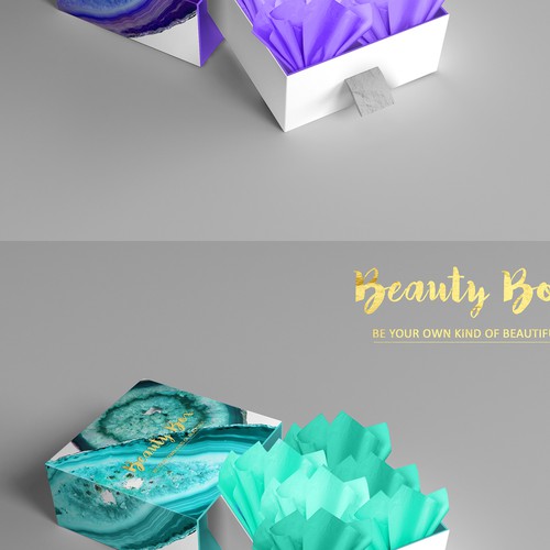 "Birchbox" / Beauty Box Style Package Design | Product packaging contest