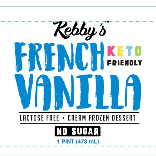 Need Small Change to Ice Cream label | Product label contest