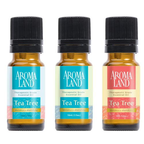 Fresh New Design for Essential Oils | Product label contest