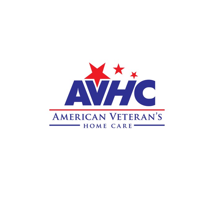 Design a patriotic logo for American Veterans Home Care | Logo design ...
