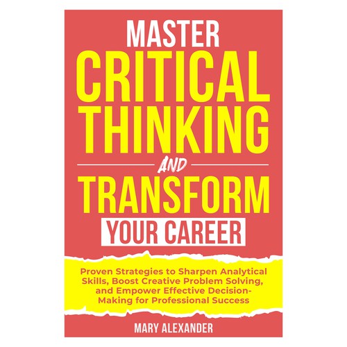 Designs | Book cover about Critical thinking to appeal to men and women ...