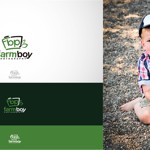 New logo wanted for Farm Boy Photography (or FBP integrated into the ...