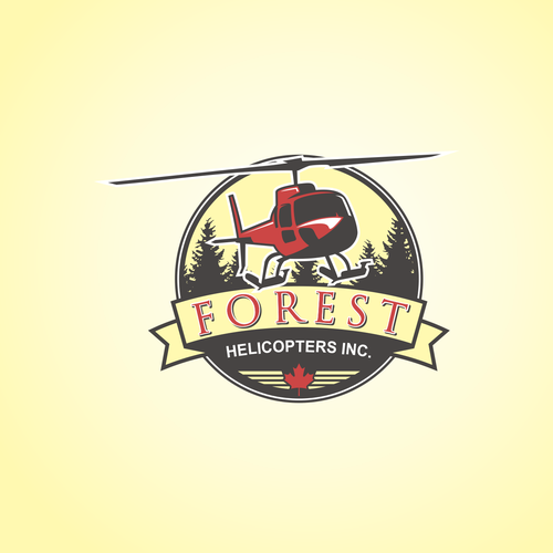 Helicopter company logo for Forest Helicopters Inc. | Logo design contest