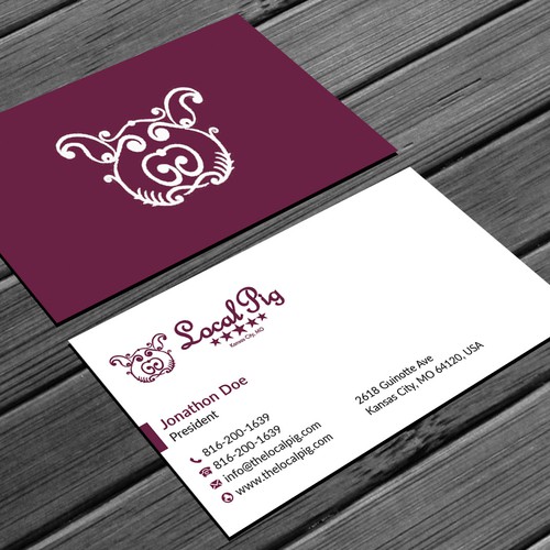 Local Butcher Shop - Business Card | Business card contest