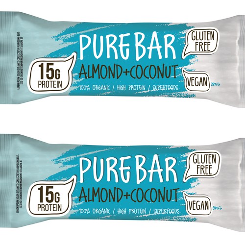 Health/Protein bar packaging/branding design | Product packaging contest