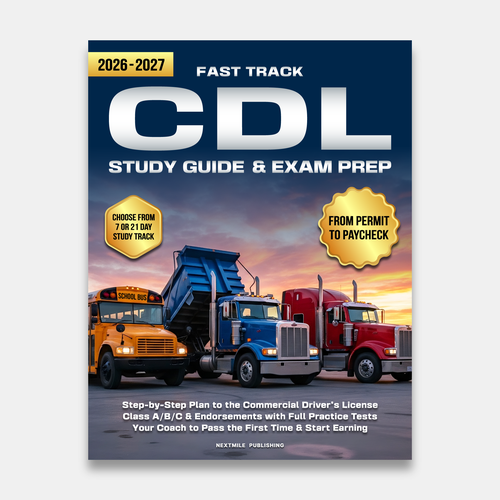 Designs | Design a professional study guide book cover with trucks and ...