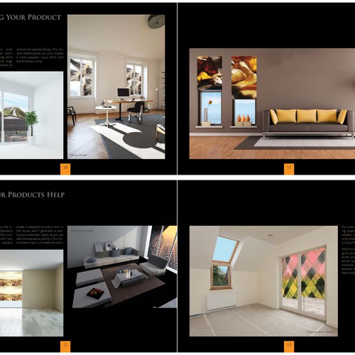 Designs | Design a Catalog for Our Window Shade Business | Brochure contest