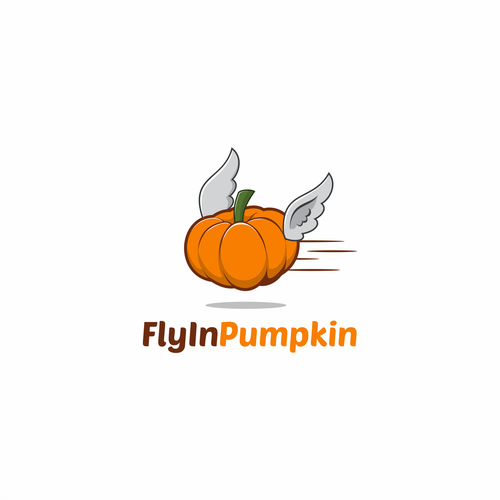 Create clever logo for FlyIn Pumpkin, a vegan business. | Logo design ...
