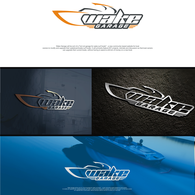 Create a Hot Rod /Surf style logo for Wake Boat Website | Logo design ...