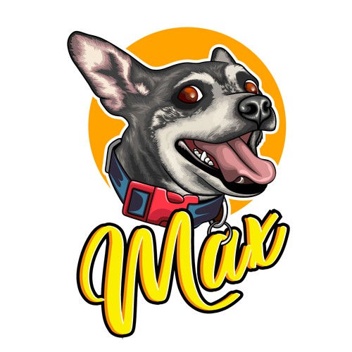 Designs | Draw my rambunctious canine pal! | Illustration or graphics ...