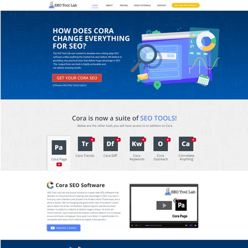 Web Design For A Cool Software Company | Web page design contest