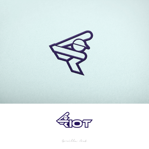 Designs | Riot Baseball Man | Logo design contest