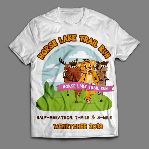 Trail running shirt for the PNW in Washington State | T-shirt contest