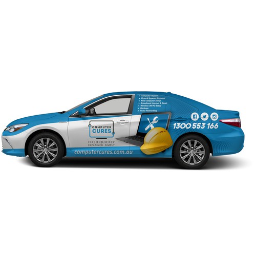 Design a world class Car Wrap for Computer Repair and IT Support ...