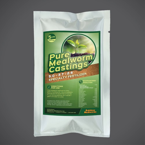 CDFA Compliant Specialty Fertilizer Label | Product label contest