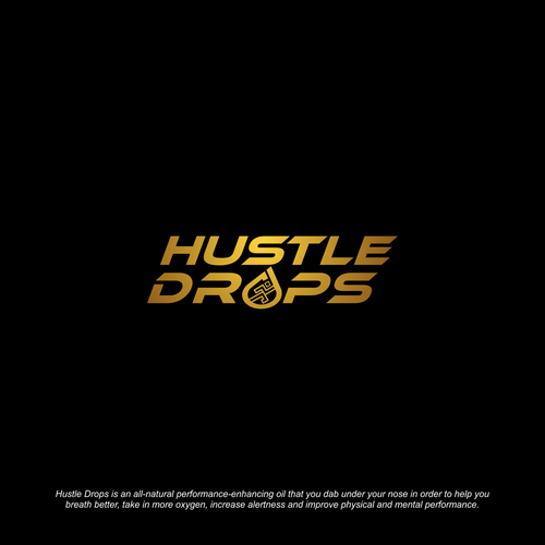 Hustle Drops logo! The performance-enhancing oil you dab under your ...