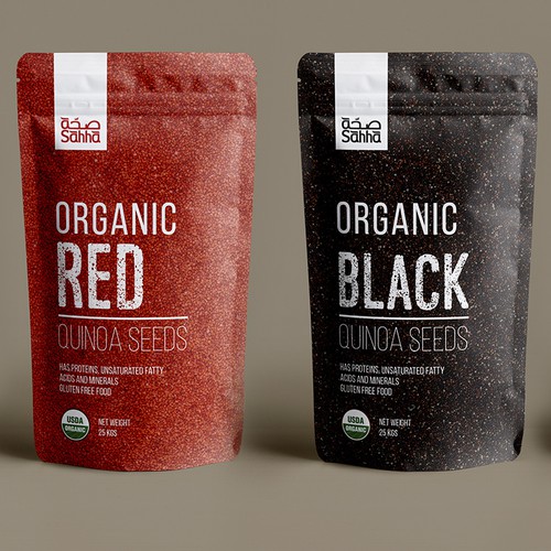 Designs | Elegant Quinoa Packaging Design | Product packaging contest
