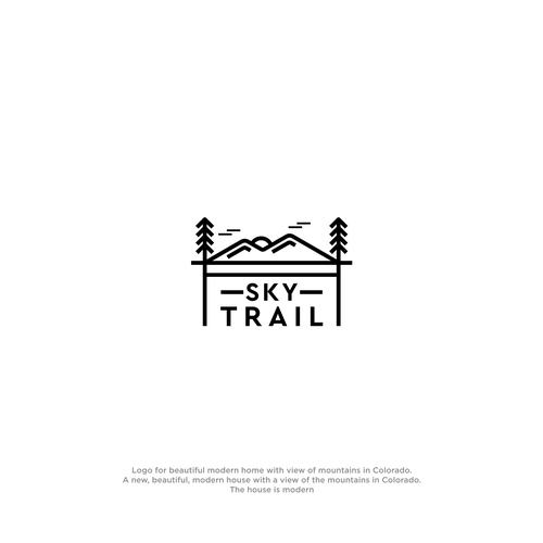 Designs | Logo for beautiful modern home with view of mountains in ...