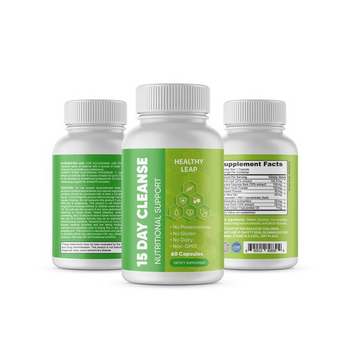 Designs | Design Supplement Label for Diet and Nutrition Brand ...