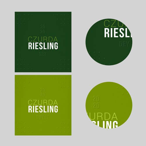 Riesling wine lable | Product label contest