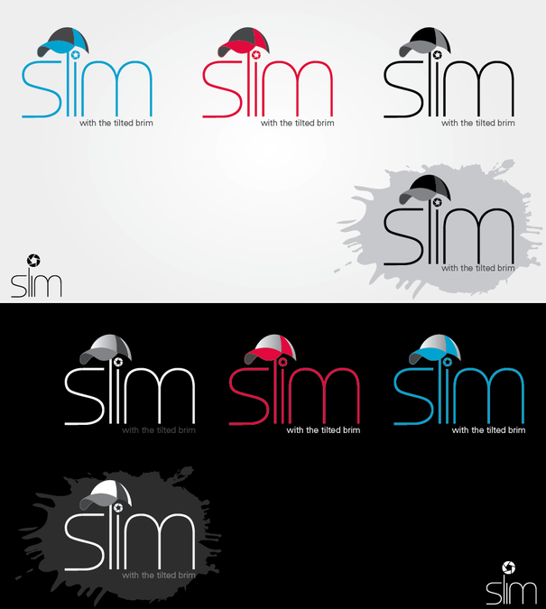 Logo for SLIM with the tilted brim | Logo design contest