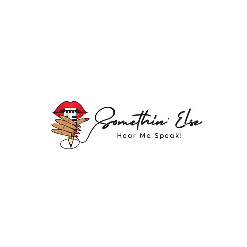 Designs | Hear Me Speak! Logo for a Spoken Word Artist named “Somethin ...