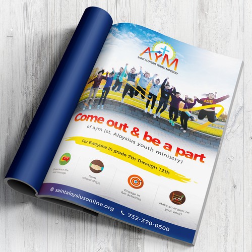 Design a cool and inviting Youth Group poster for teens | Poster contest